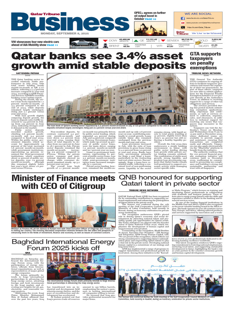 Qatar - Qtb 08 Sep 2025 | PDF | Opec | Iraq