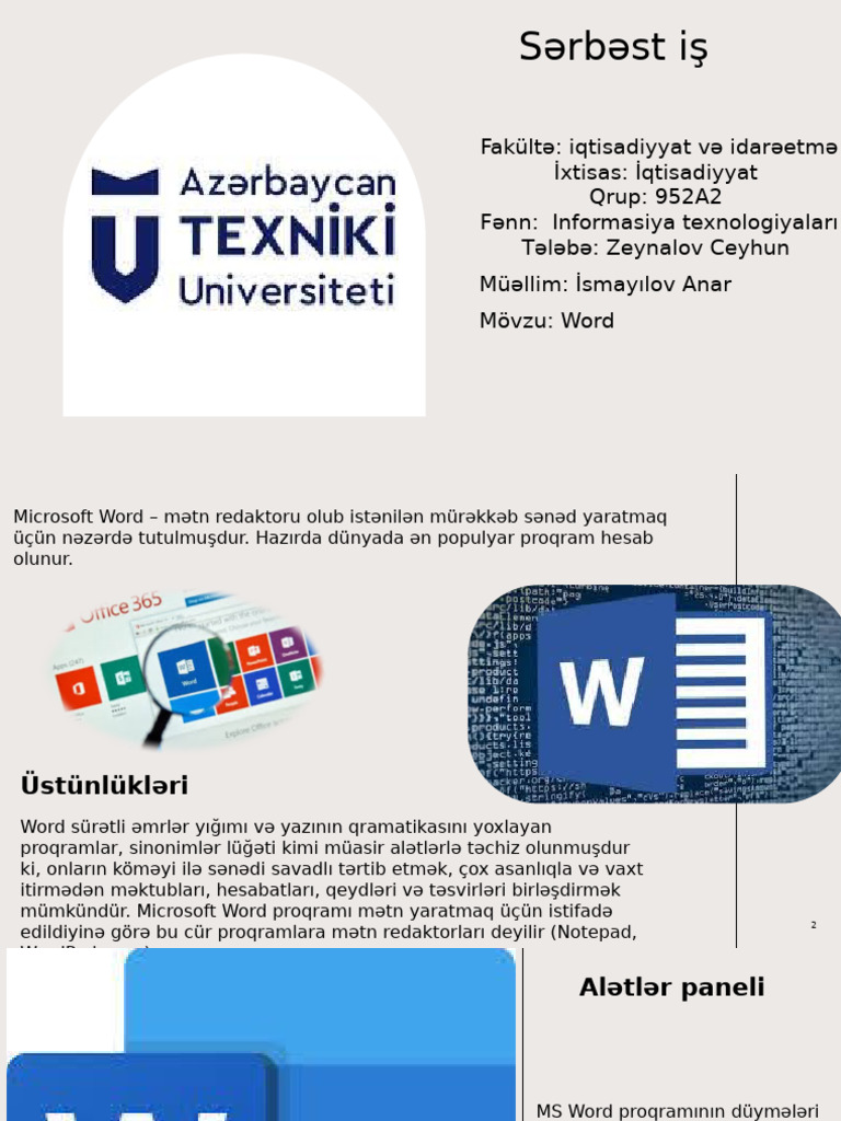 Ceyhun Informasiya Texnologiyaları | PDF