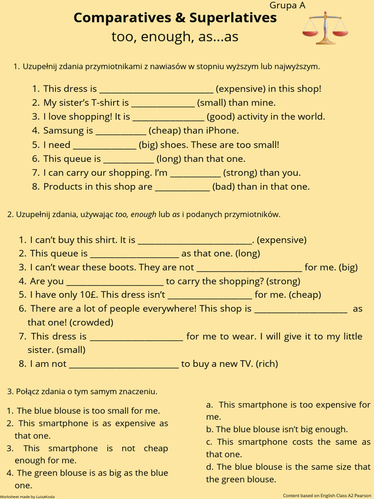 Comparatives&Superlatives Too Enough As | PDF | Chess Theory | Chess