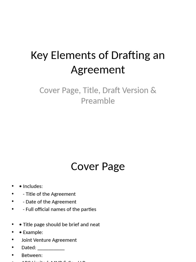 Drafting Agreement | PDF | Lease | Business