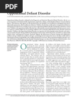 Oppositional Defiant Disorder Rating Scale - Preliminary Evidence of ...