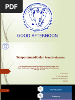 TMJ Examination Techniques and Assessment | PDF | Neck | Lymphatic System