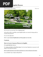 100 Two-Word English Phrases | PDF