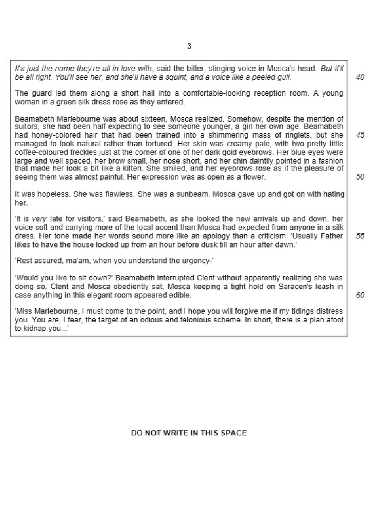 Cambridge Secondary Checkpoint English 0844 Oct 2023 Paper 2 Insert | PDF