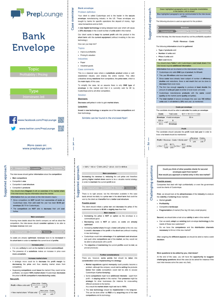 Bank Envelope | PDF