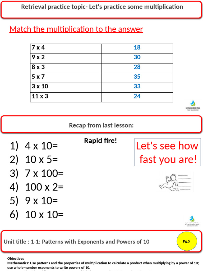 Multiplication Practice with Exponents | PDF | Multiplication ...