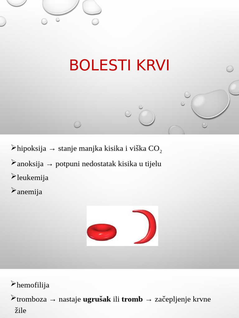 Bolesti Krvi | PDF