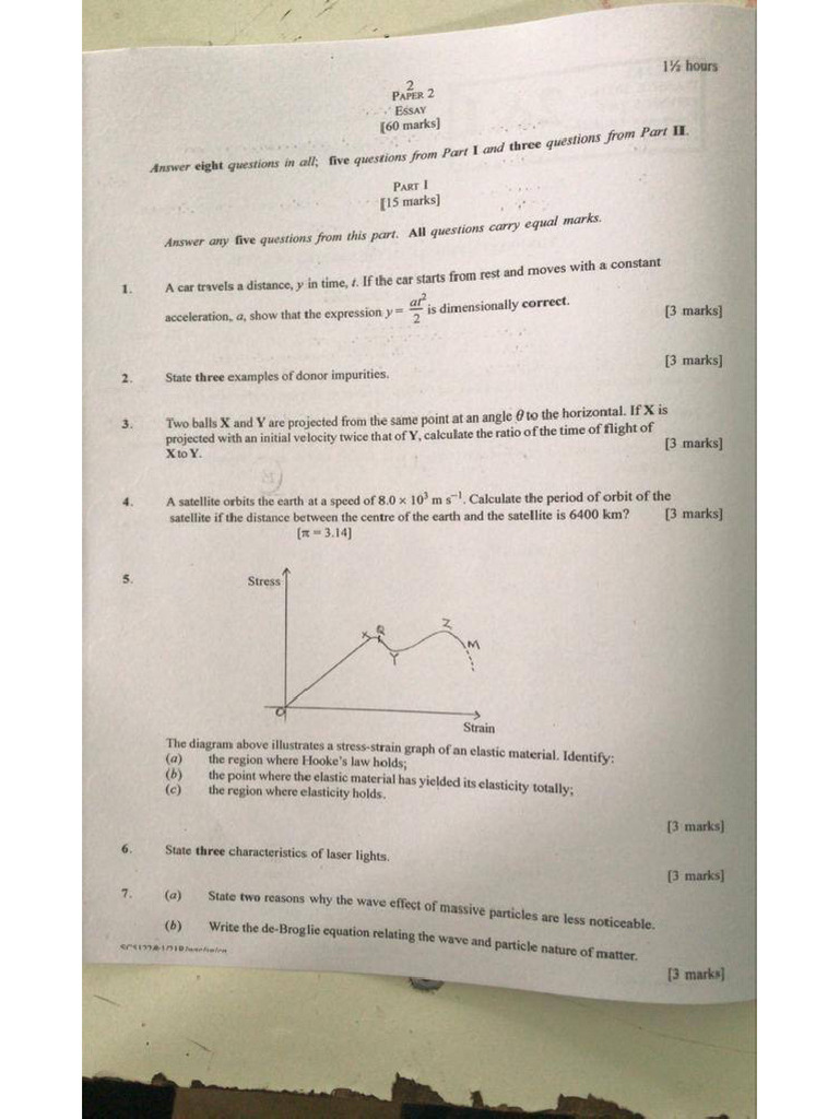 Physics Questions | PDF