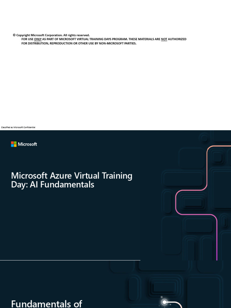 MS Azure AI900 Training | PDF | Microsoft Azure | Artificial Intelligence