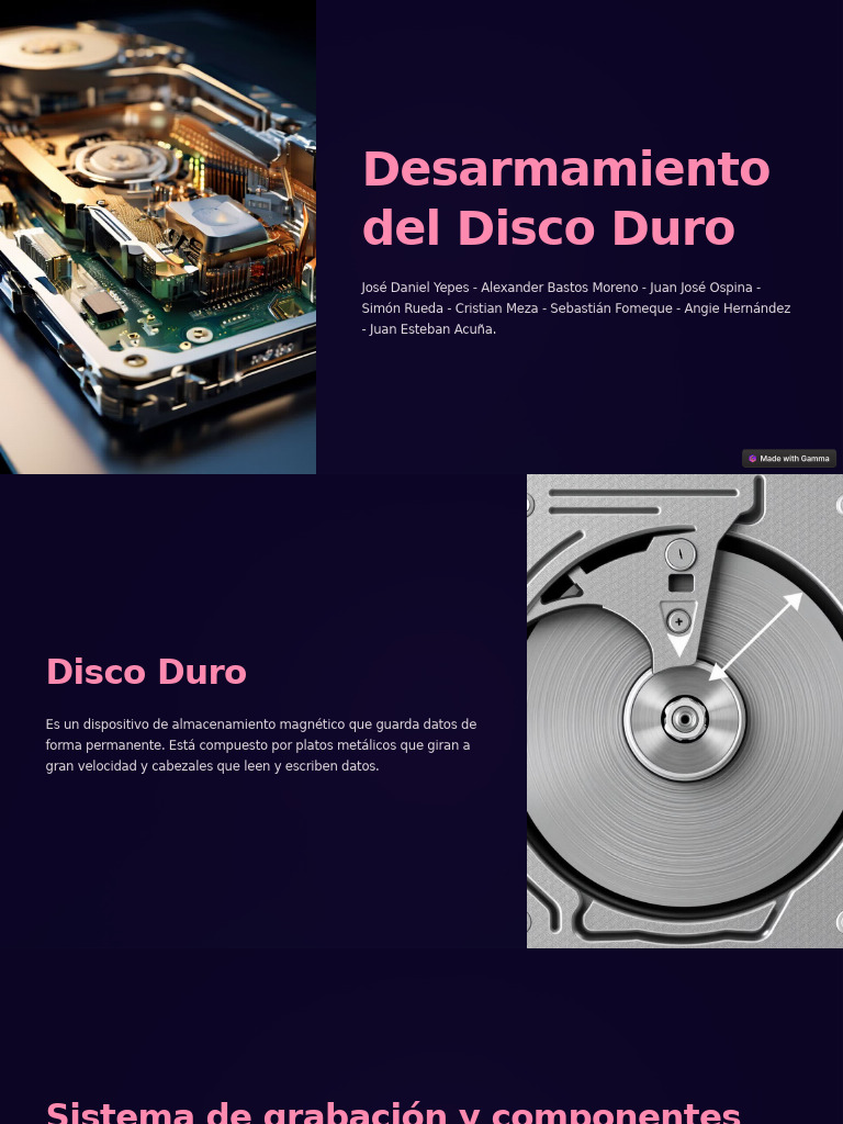 Desarmamiento-del-Disco-Duro-maneras prácticas paras desarmar una pc | PDF | Disco duro ...