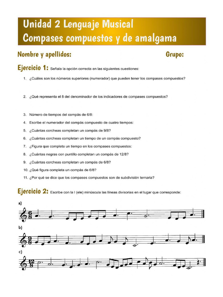 Ejercicios Compases de Amalgama y Compuestos | PDF