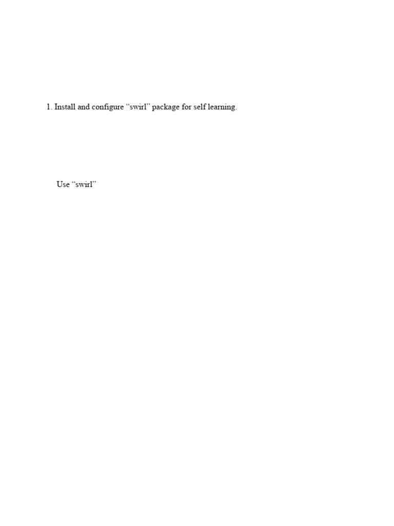 2 - Swirl Lab | PDF