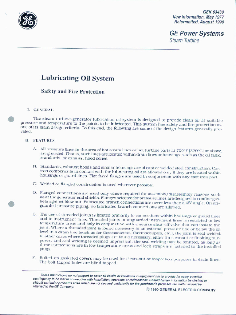 Lube Oil and Ehc | PDF