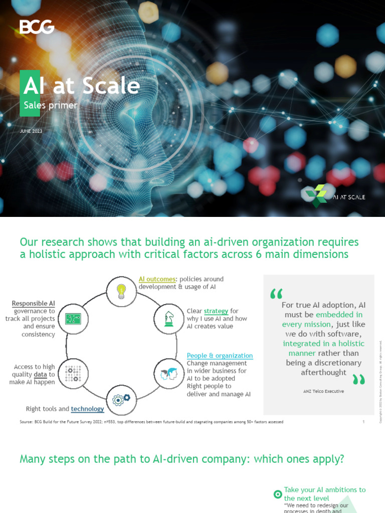 BCG AI at Scale Strategy Overview | PDF | Artificial Intelligence ...