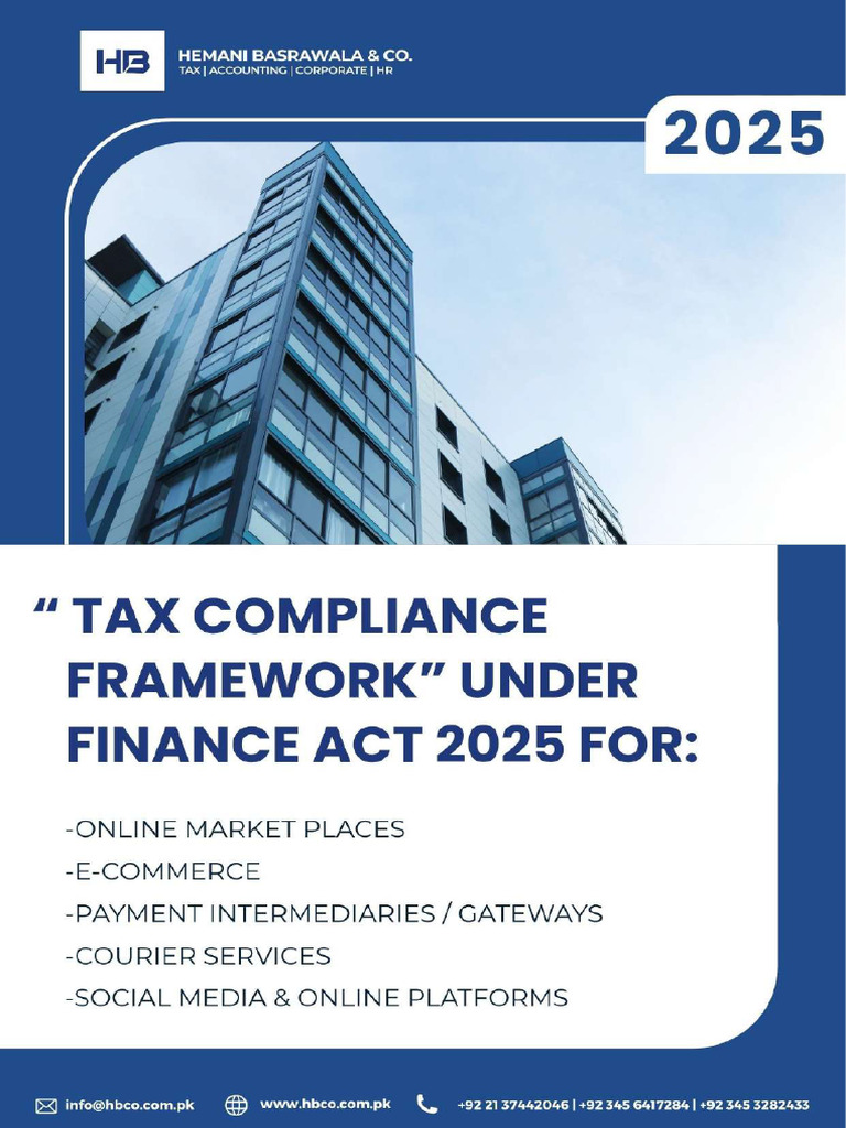 Tax Compliance Framework For Digital Economy Sectors - FA 2025.-1 | PDF ...