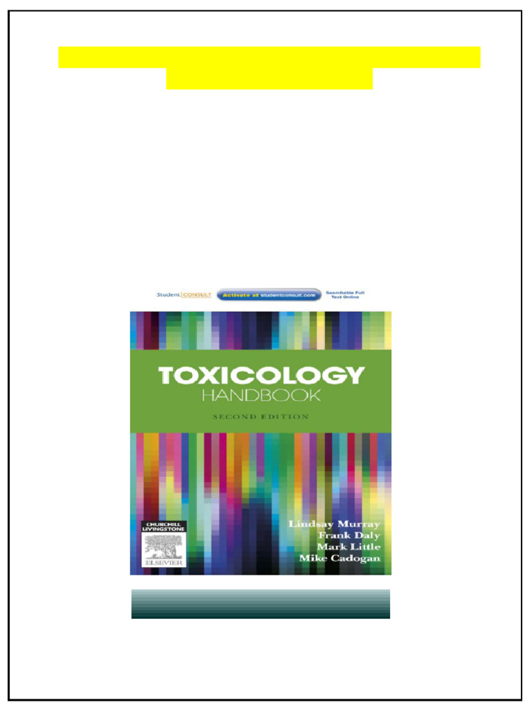 Toxicology Handbook 2nd Edition Edition Lindsay Murray Complete Edition | PDF | Cardiopulmonary ...