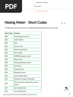 Inhemeter Codes and Functions Guide | PDF | Electric Power | Electricity