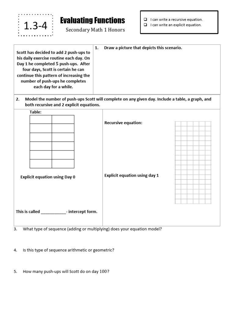 1.3-4 Notes - Ashley Ekenstam | PDF | Function (Mathematics) | Numbers