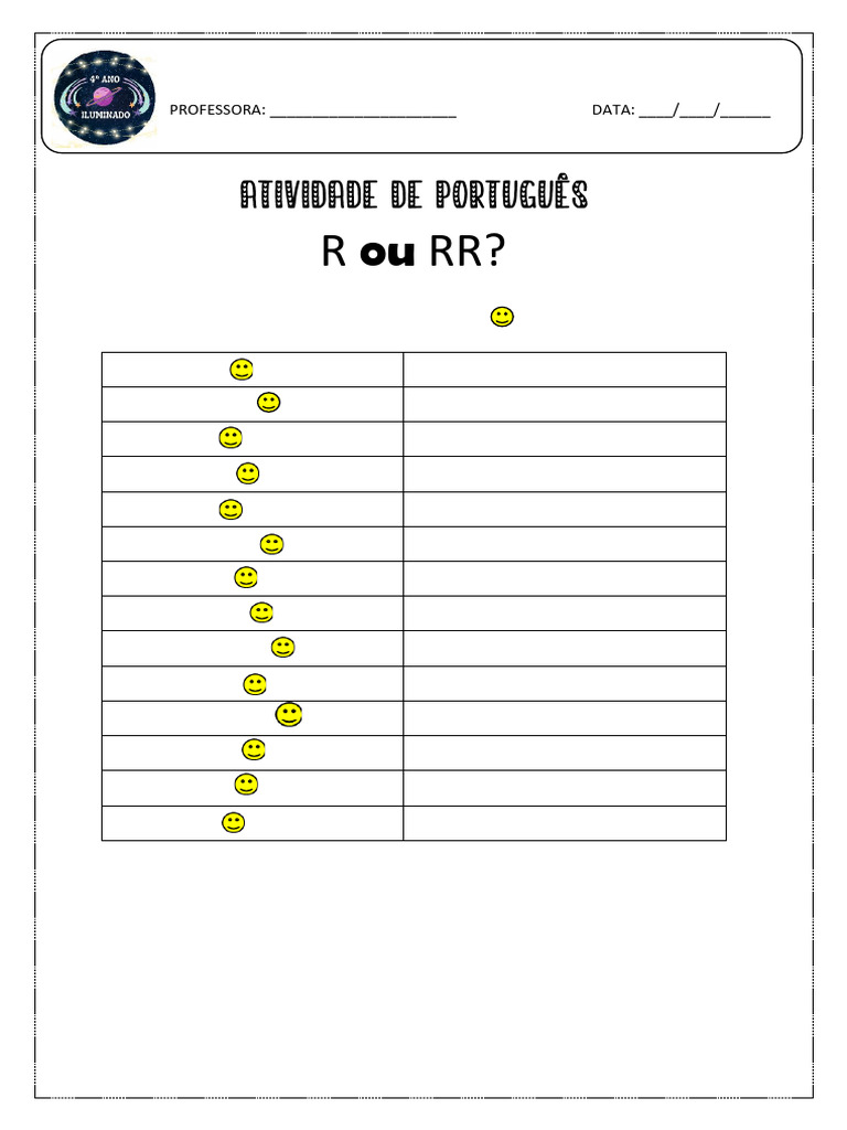 Ortografia r Ou Rr | PDF