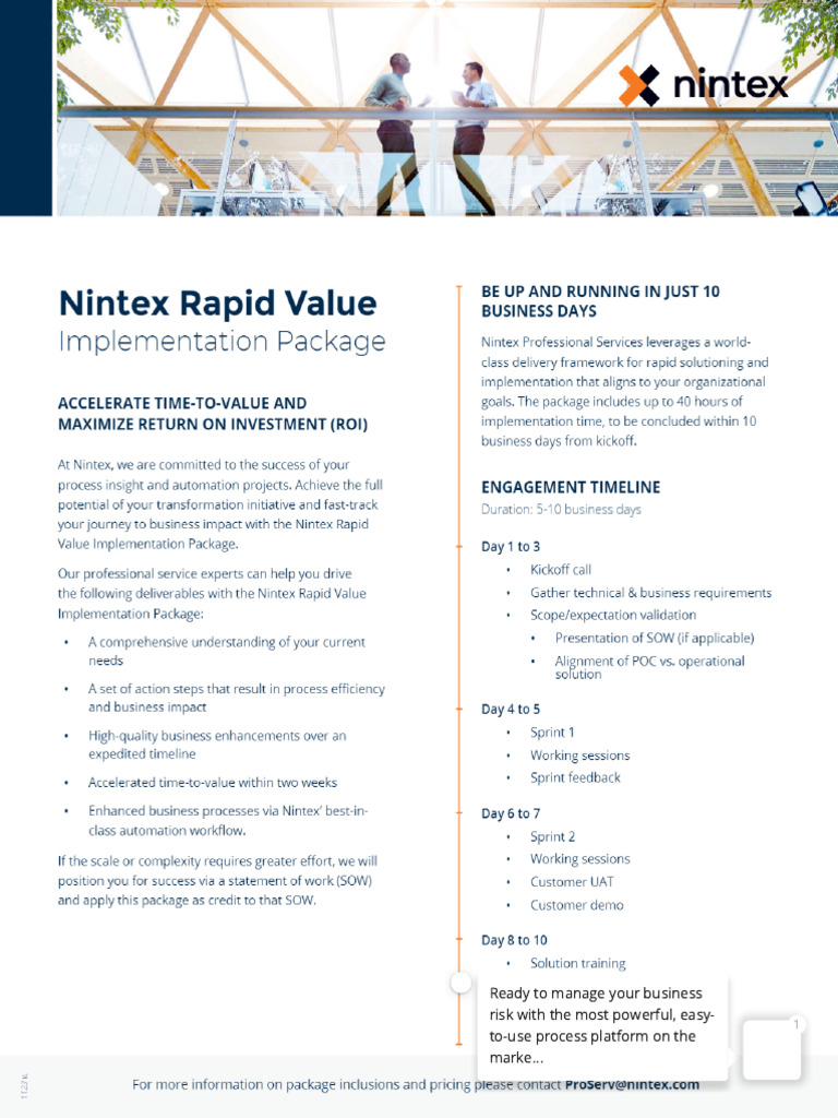 Nintex Rapid Value Implementation | PDF