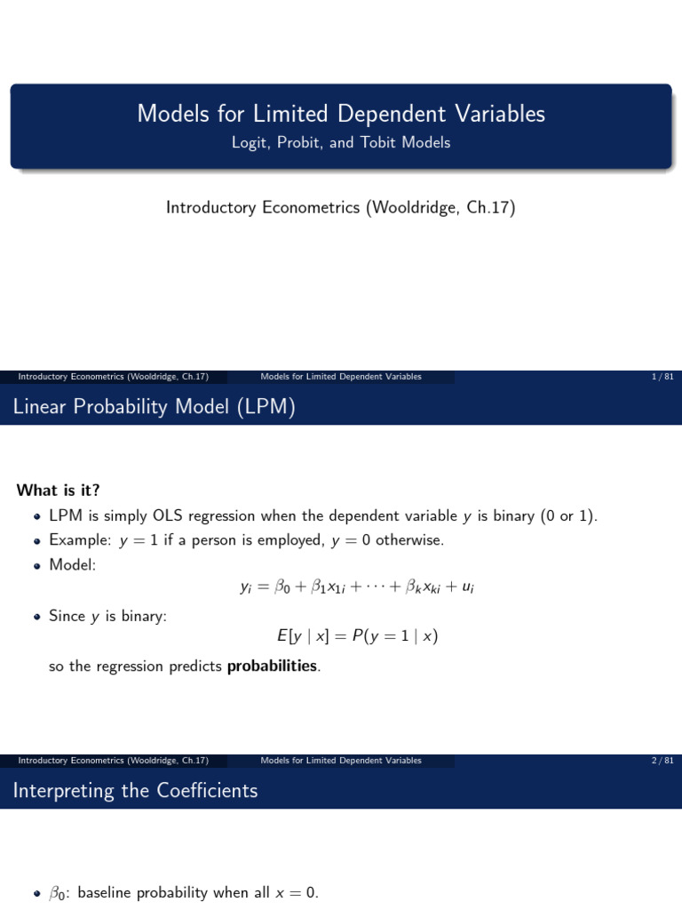 CH 17 Complete | PDF | Ordinary Least Squares | Linear Regression