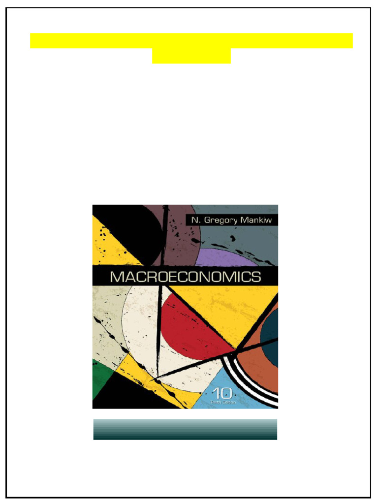 Macroeconomics 10th Edition N. Gregory Mankiw online version | PDF ...