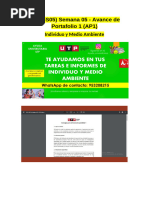 (AC-S05) Semana 05 - Avance de Portafolio 1 (AP1) | PDF | Entorno natural | Biodiversidad