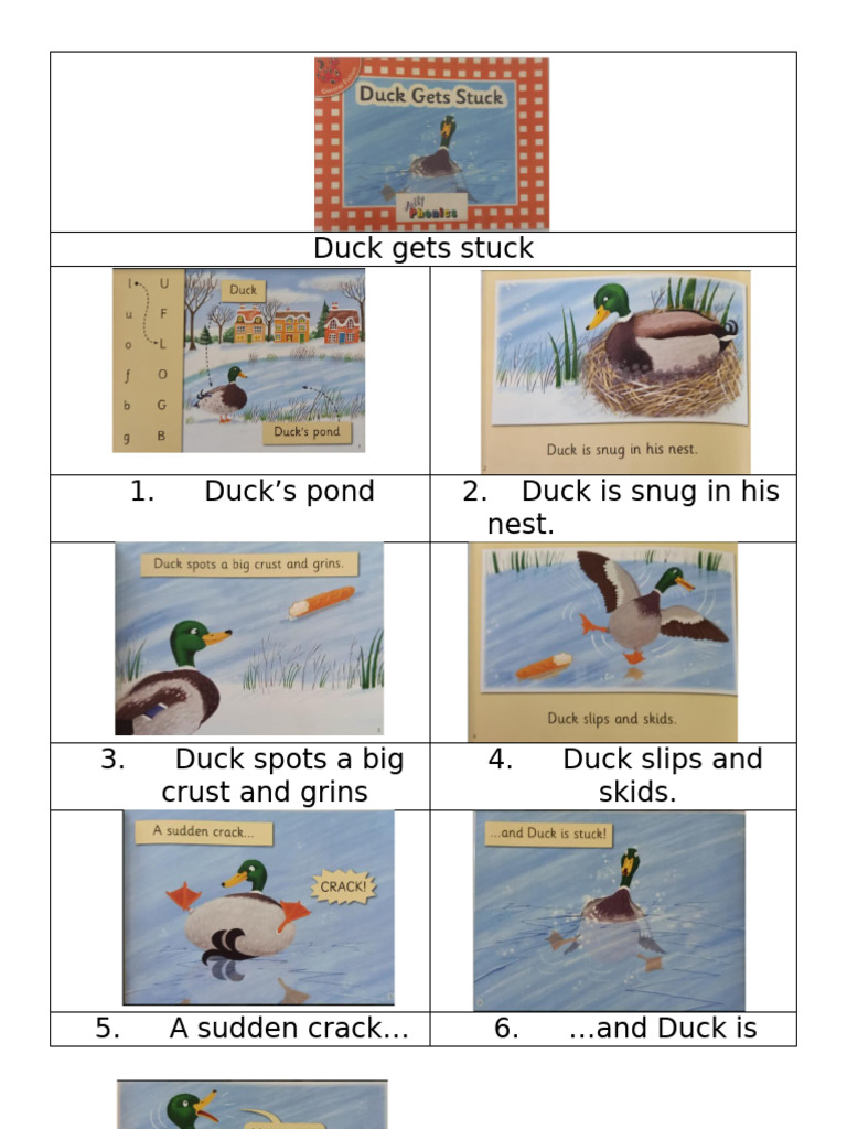 Duck's Sticky Situation | PDF