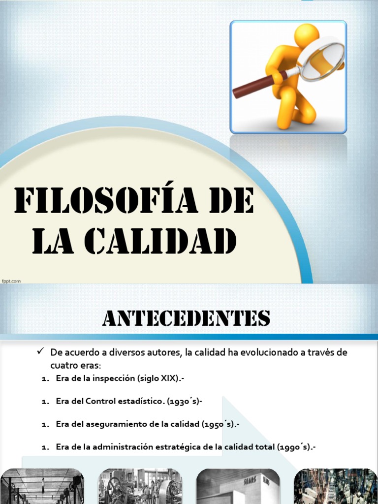 1.1 Filosofias de La Calidad | PDF | Calidad (comercial) | Business