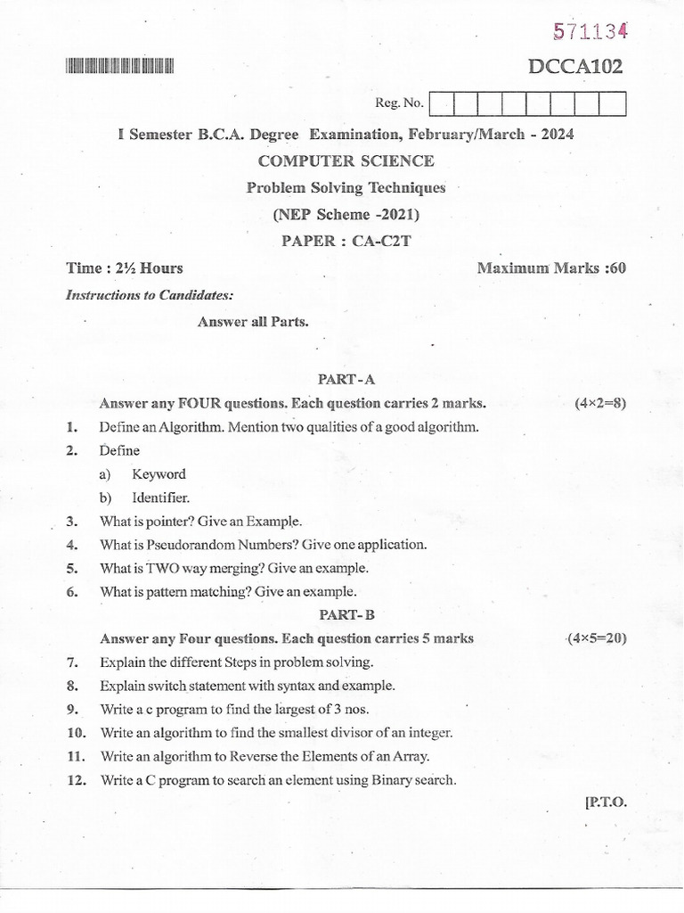 Problem Solving Techniques | PDF