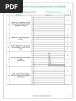 Level 1 Data Sheets | PDF