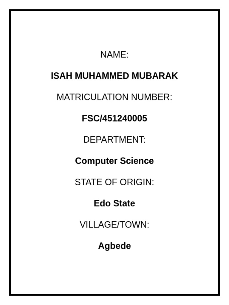 Origins of Agbede, Ugboshi Afe, and Okha | PDF