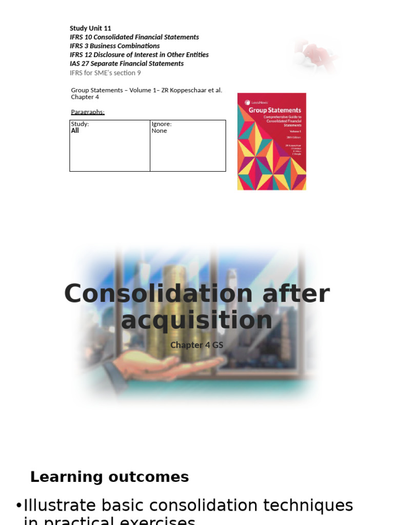 Consolidation Techniques in IFRS 10 | PDF | Goodwill (Accounting ...