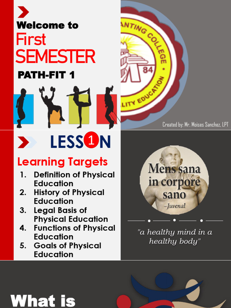 Lesson 1 Background of Pe | PDF | Physical Education | Sports