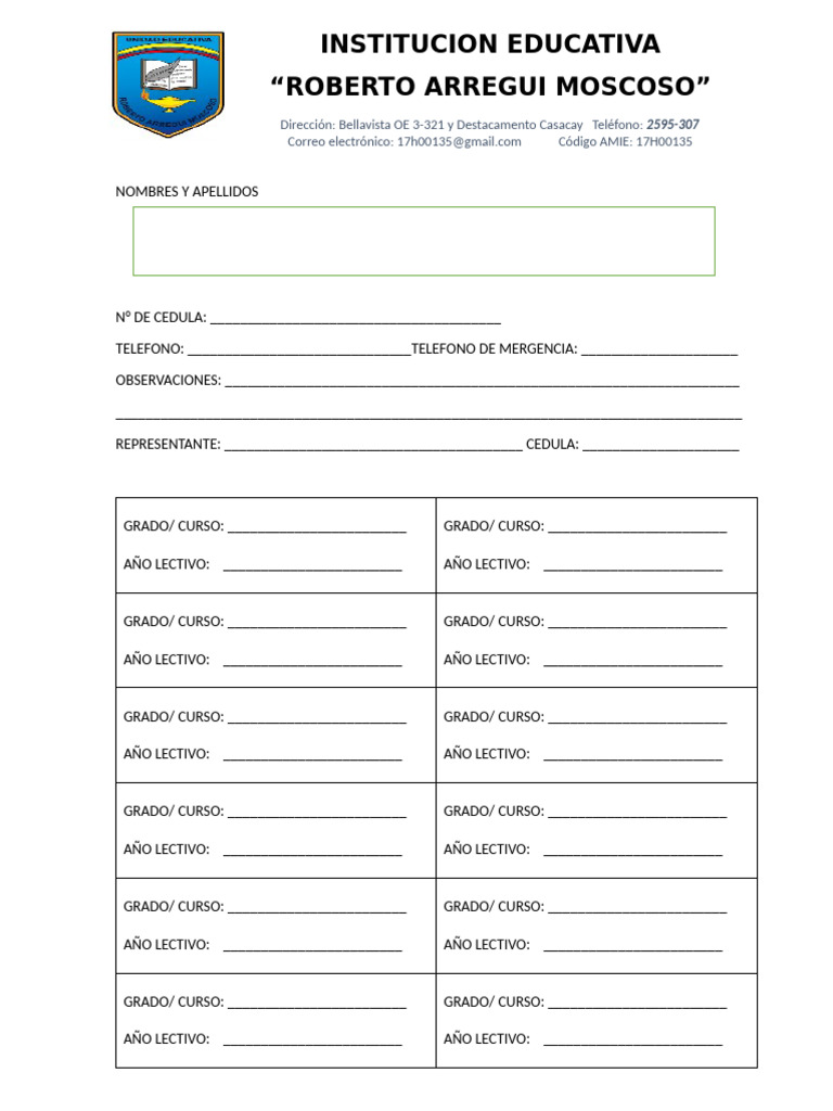 Formato Sobre | PDF