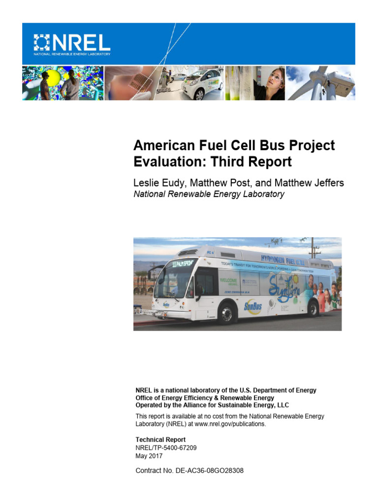 American Fuel Cell Bus Project Evaluation - Third Report (NREL 2017 ...