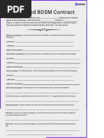Dominant & Submissive Contract Template | PDF | Dominance And ...