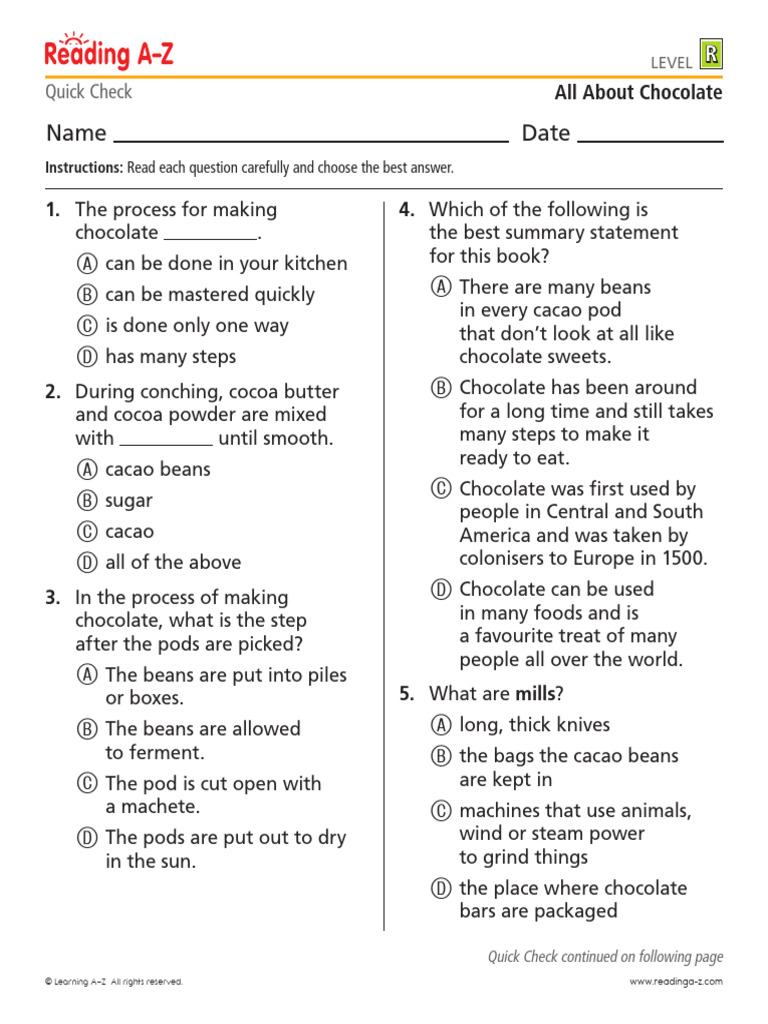 Raz Cqlr33 Allaboutchocolate CQ Uk | PDF | Cocoa Bean | Chocolate