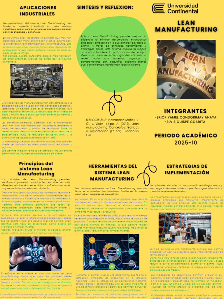 CPT - Folleto Tríptico | PDF | Lean Manufacturing | Producción y fabricación