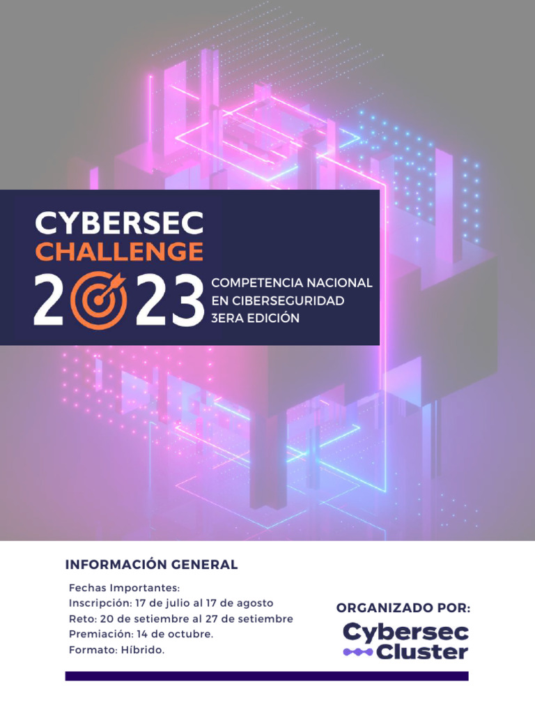 ES Cybersec Challenge 2023 One Page - Compressed | PDF