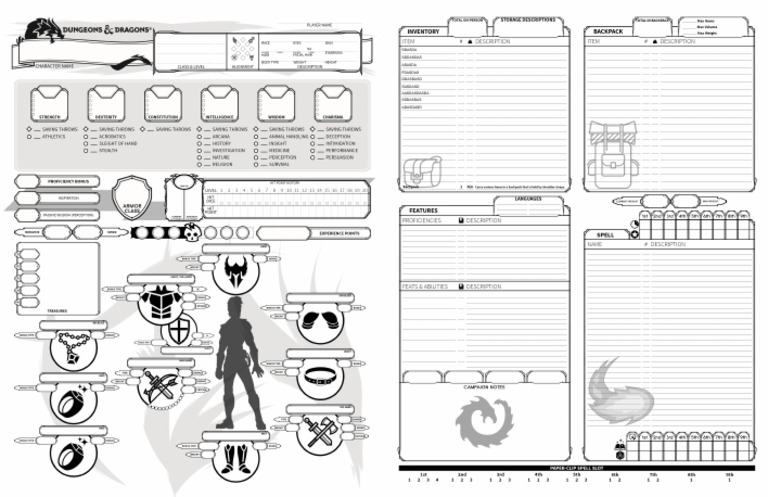 Alternative Character Sheet Editable PDF | PDF