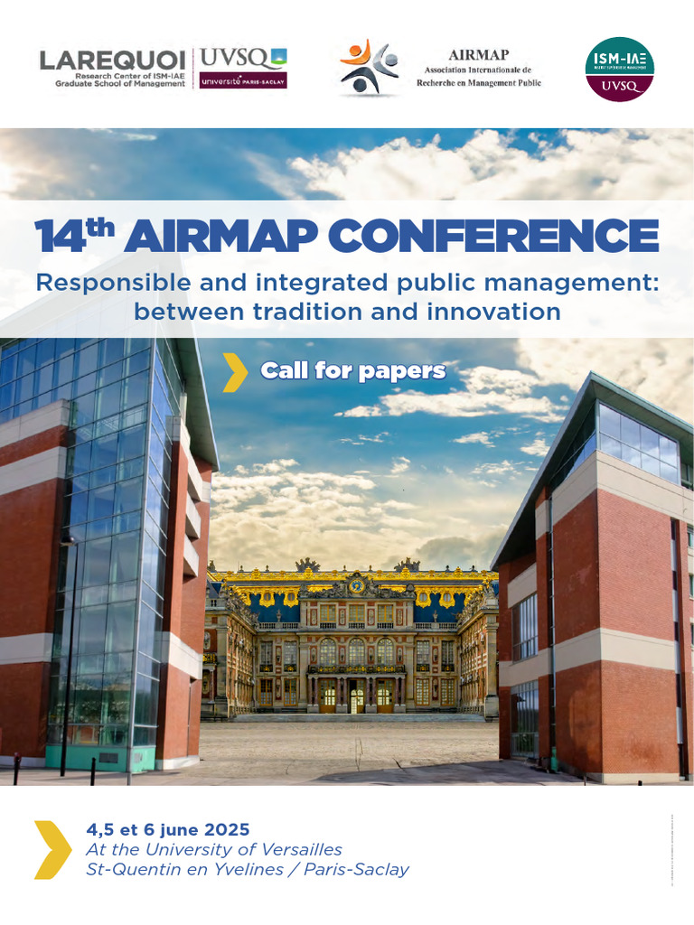 AIRMAP 2025 Conference on Public Management | PDF | Thesis | Abstract ...