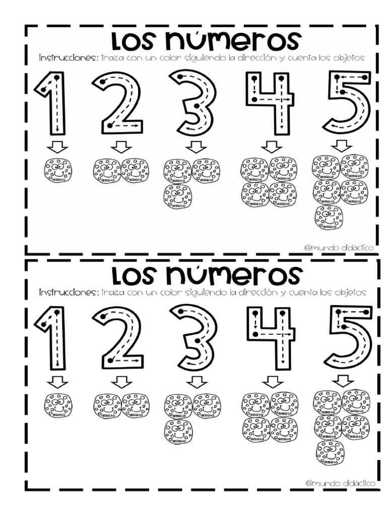 Numeros Trazo | PDF