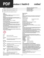 Beckman Coulter Cleaning Solution SDS | PDF | Toxicity | Occupational ...