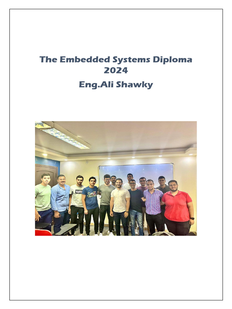 Embedded Systems Diploma 2024 - Ali Shawky - Outlines | PDF ...