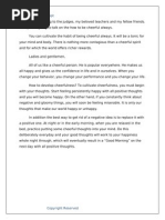 Public Speaking Script | PDF | Friendship | Love