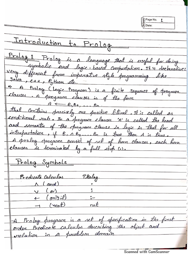 Prolog | PDF