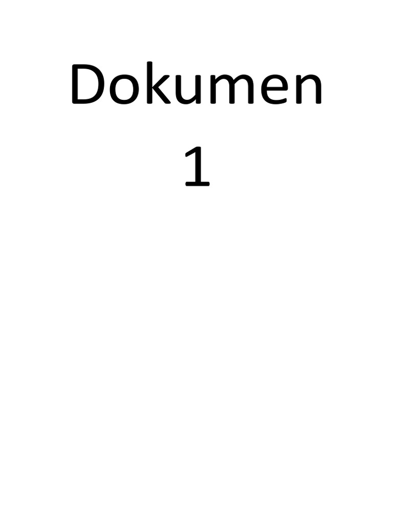 Dokumen 1 | PDF