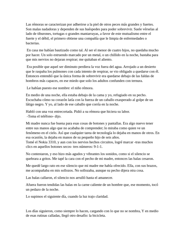 Las Rémoras Se Caracterizan Por Adherirse A La Piel de Otros Peces Más ...