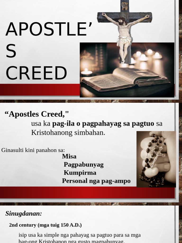 Apostles Creed | PDF